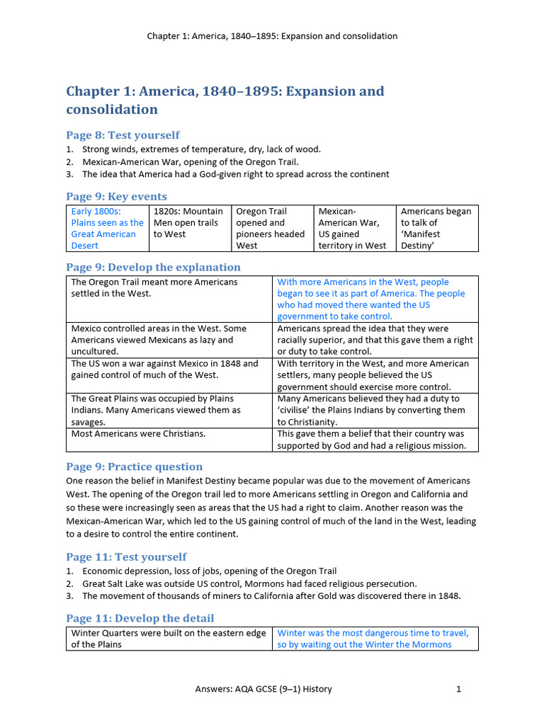 MRN AQA GCSE (9-1) History 2nd Ed Answers | PDF | Weimar Republic ...