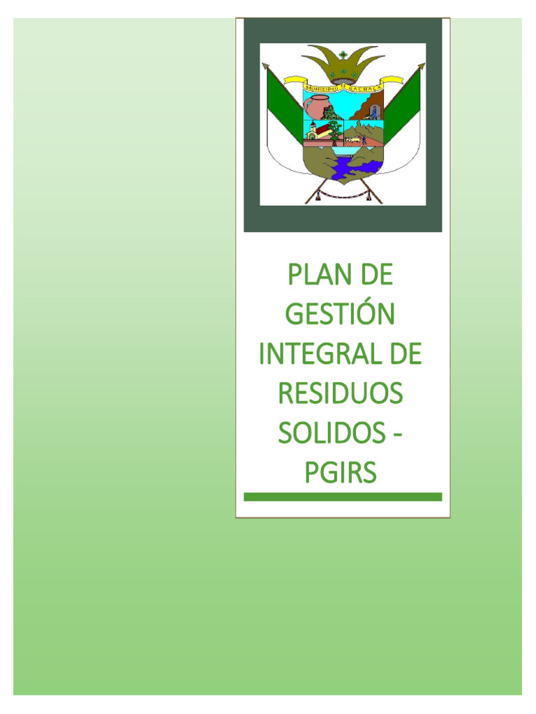 Pgirs -Gachalá Act | PDF | Residuos