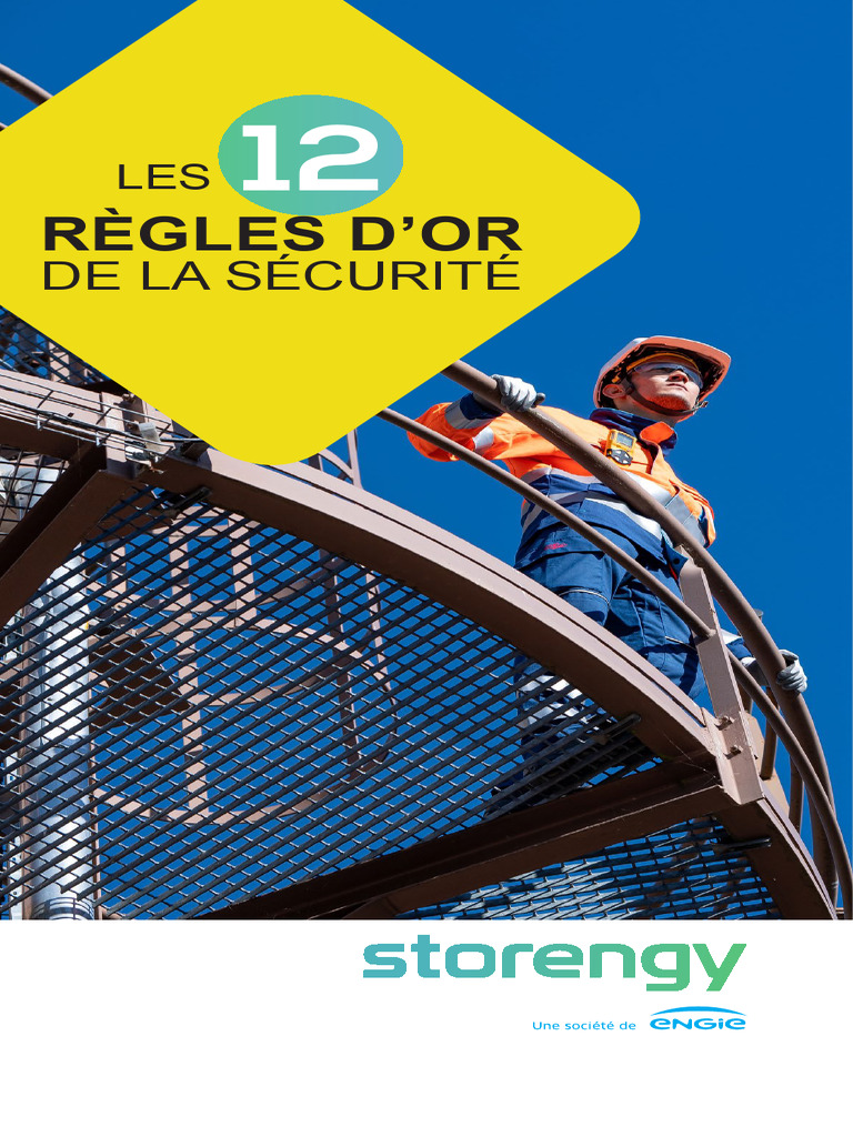 Les 12 règles d'Or de la Sécurité - Storengy (accessible) V1 | PDF