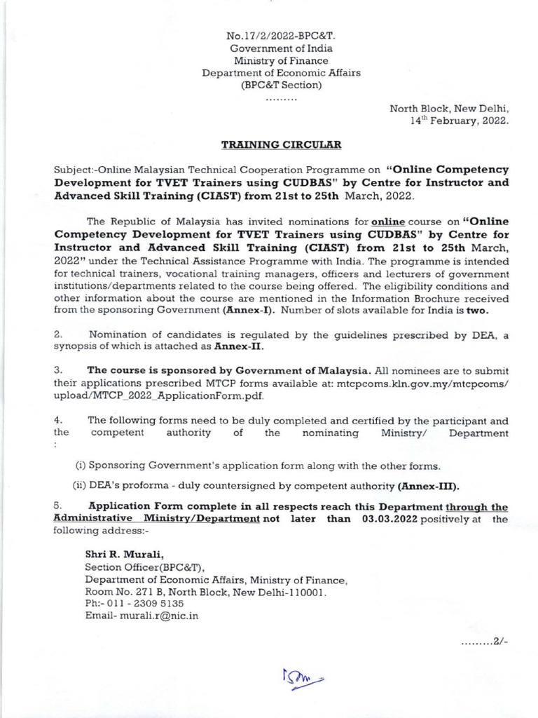 Online Training for TVET Trainers March 2022 | PDF | Business