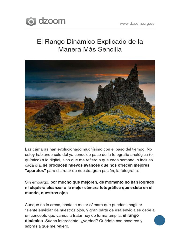 Rango Dinámico en Fotografía: Guía Básica | PDF | Sombra | Exposición ...