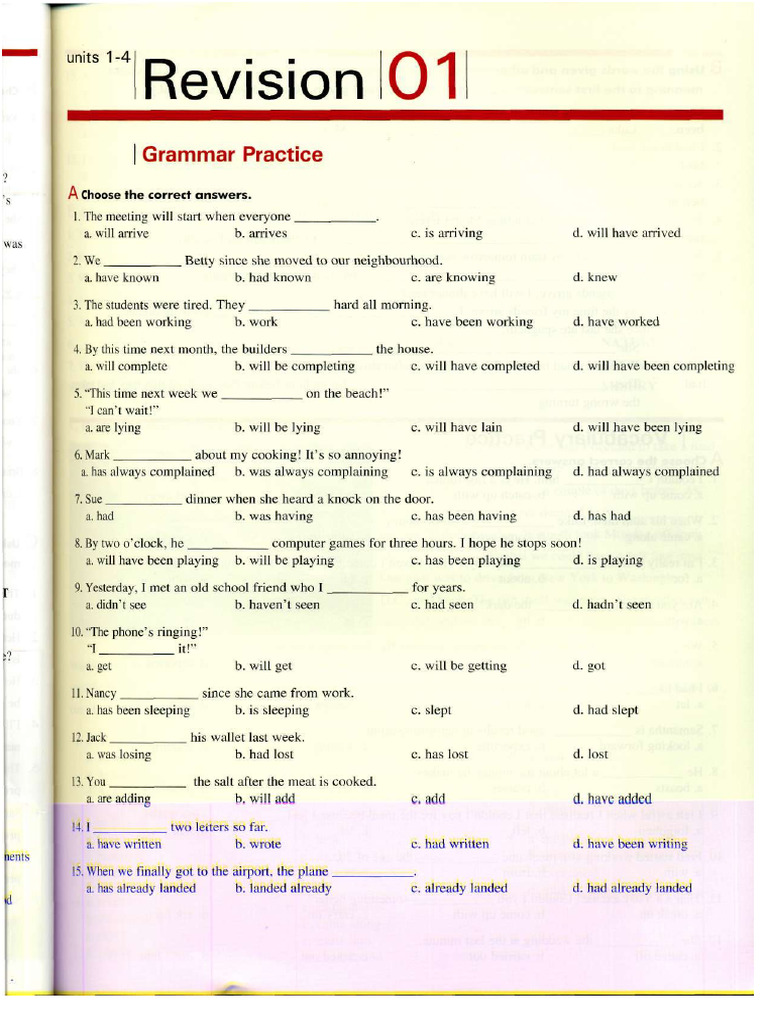 Grammar and Vocabulary Practice Upper Intermediate b2!22!24 | PDF