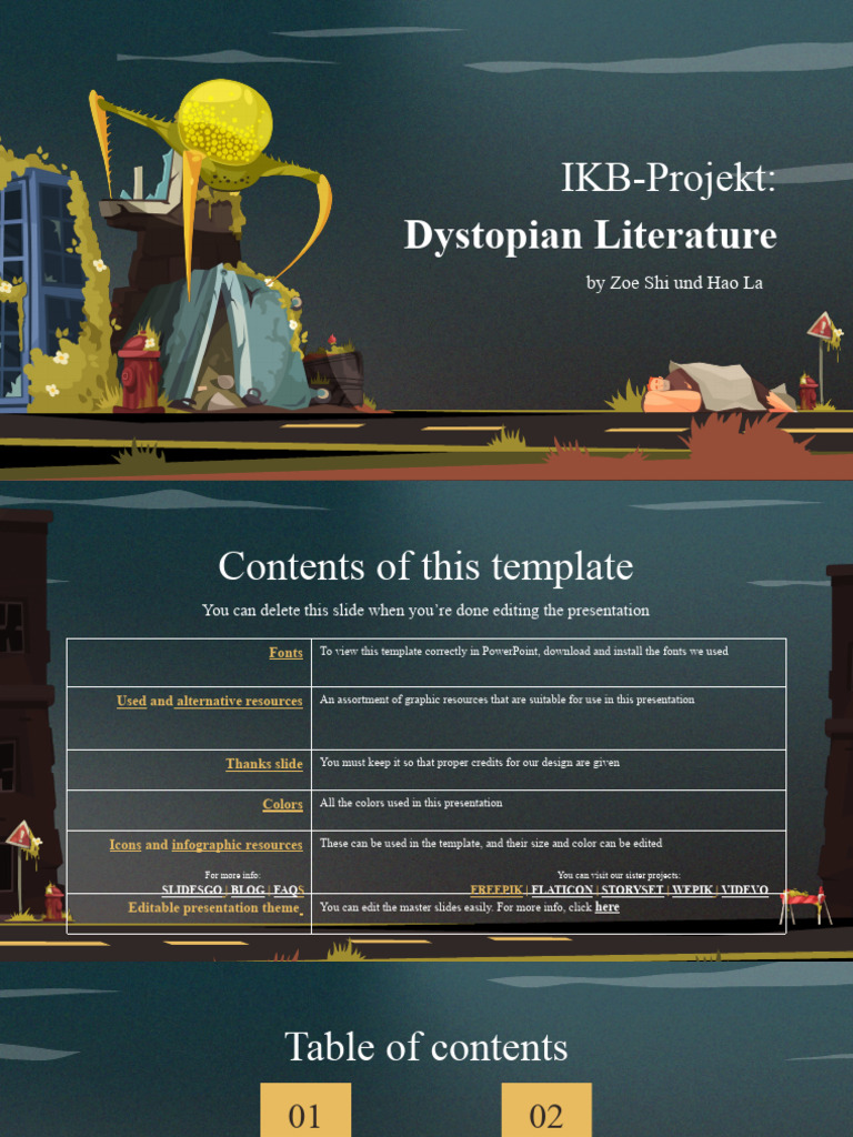 Dystopie Und Utopie PP IKB | PDF | Young Adult