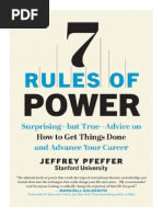 7 Rules of Power | PDF