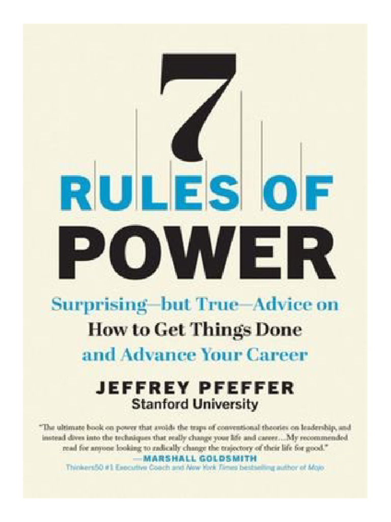 7rules of Power | PDF | Cognition | Cognitive Science
