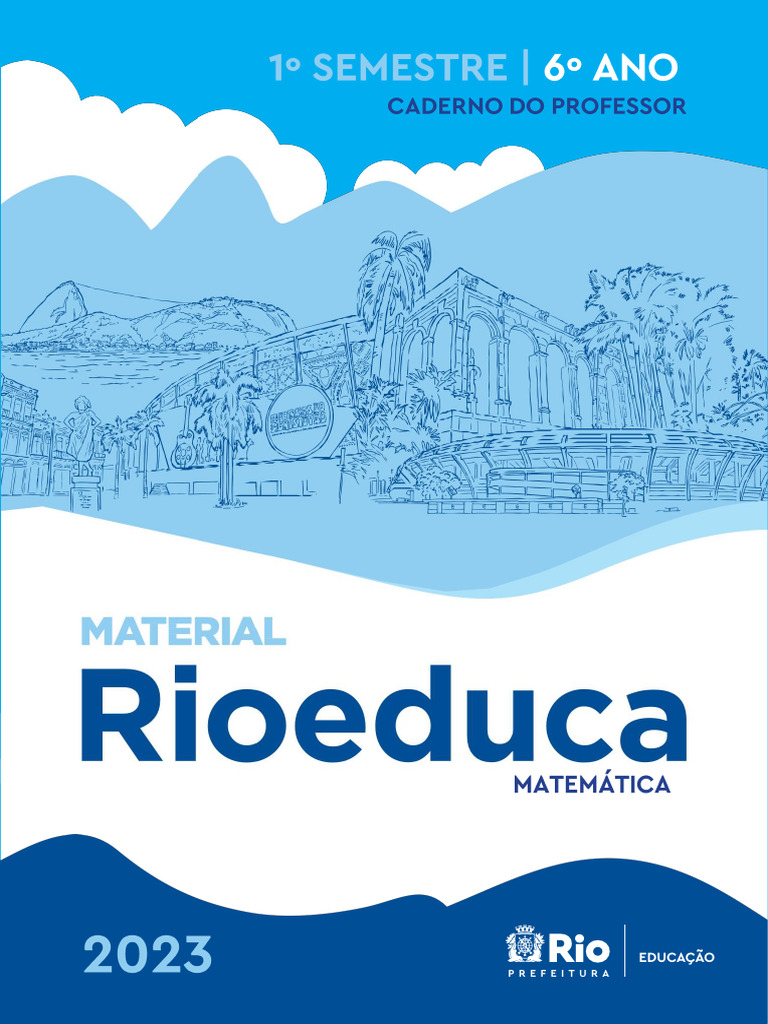 PDF 00085 Matematica 6 Ordm Ano 2023 1 Professor | PDF | Número racional | Decimal