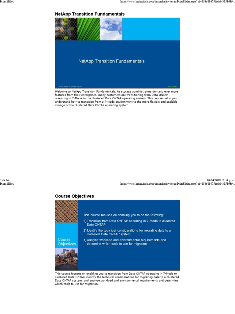 NetApp Transition Fundamentals | PDF | Information Technology ...