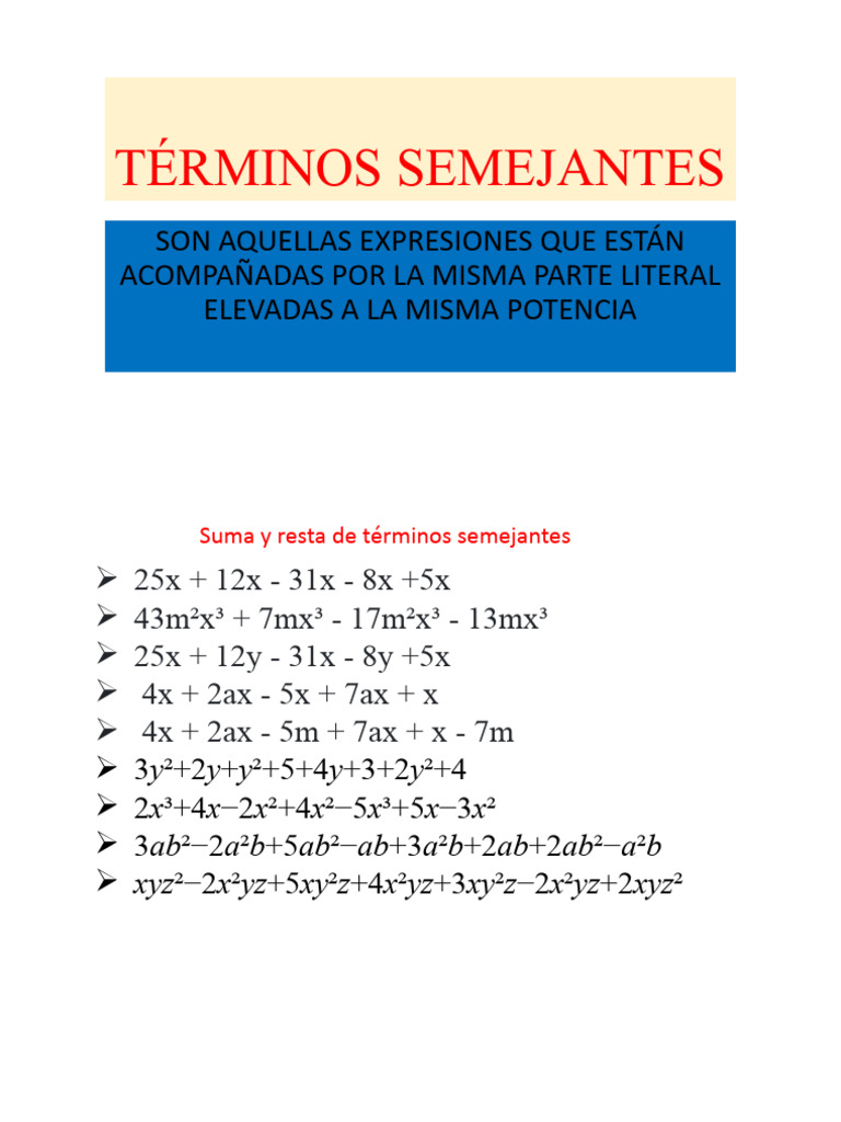 Términos Semejantes | PDF | Métodos y materiales de enseñanza | Ciencia ...