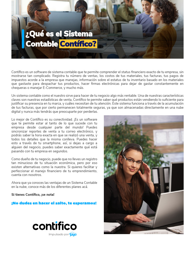 Articulo E. Que Es El Sistema Contable Contifico 1 | PDF
