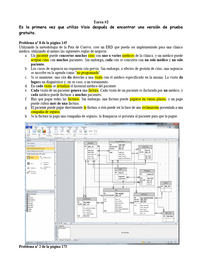 Tarea 2 Problemas 8 y 2 | PDF | Hospital | Cuidado de la salud