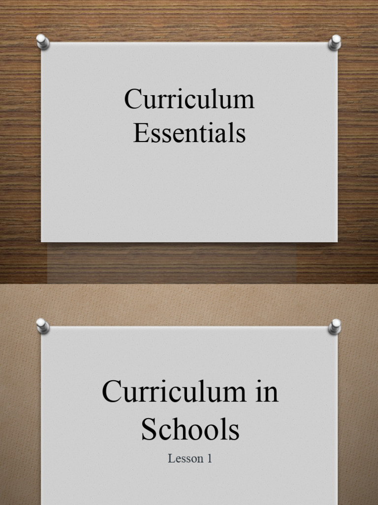 Curriculum in Schools | PDF | Curriculum | Learning
