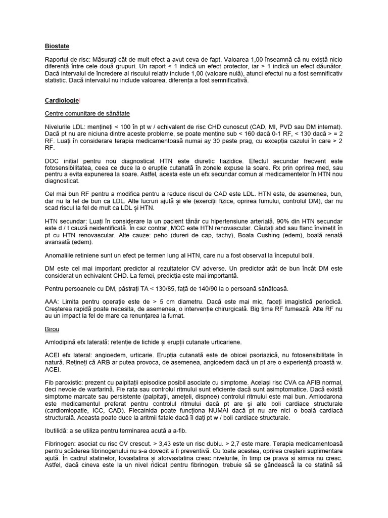 USMLE World Step 3 High Yield Notes 90 de Pagini | PDF