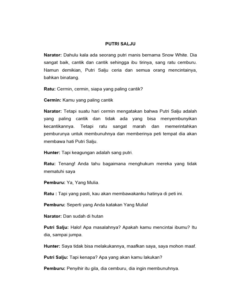 Permainan Putri Salju | PDF