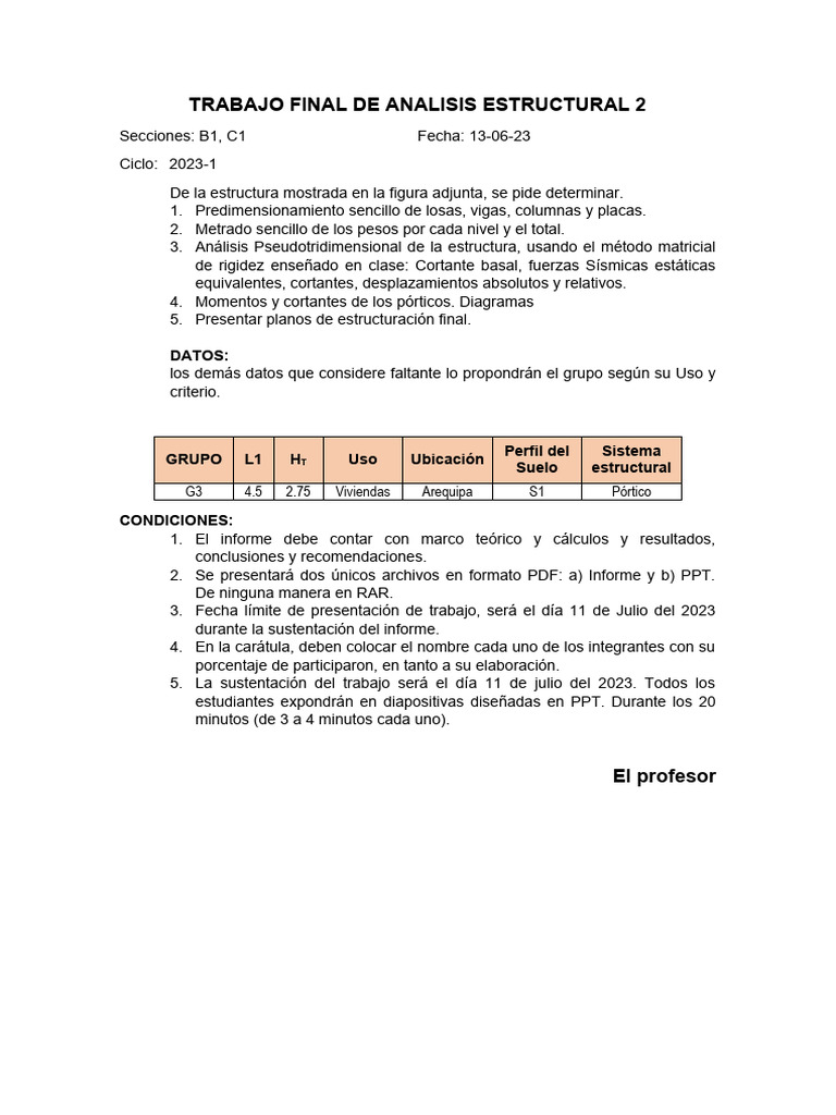 Trabajo Final-2023-1 AE2-B1,C1 | PDF