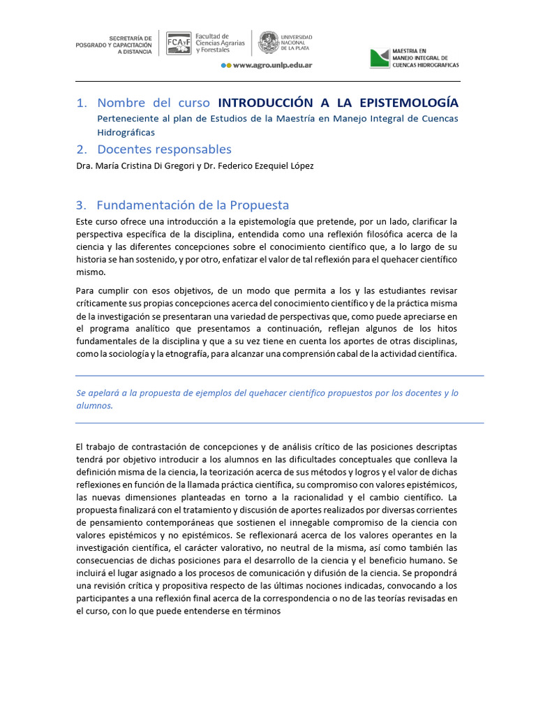 Epistemologia | PDF