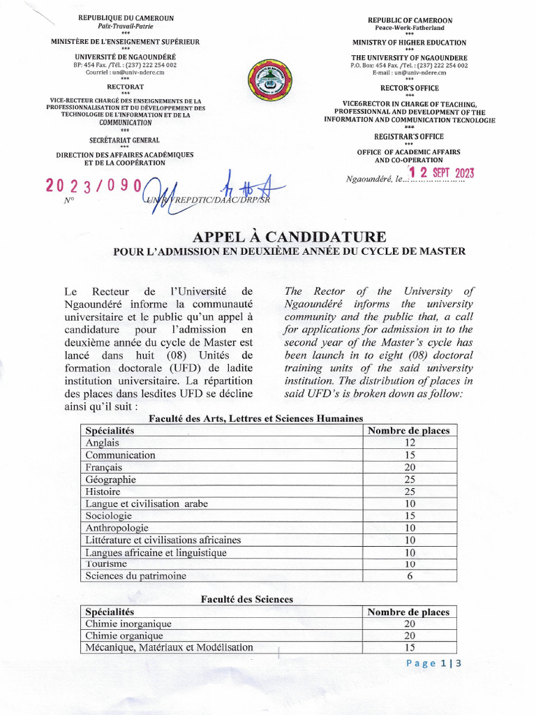 Appel Candidature Ma | PDF