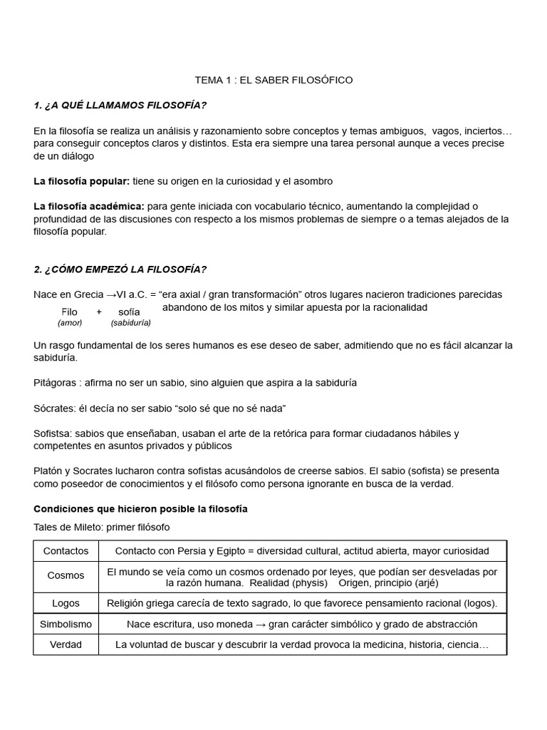 Filo 1 | PDF | Conocimiento | Science