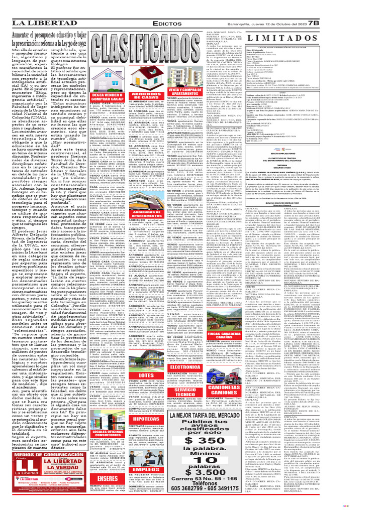 7B - Jueves 12 de Oct de 2023 | PDF