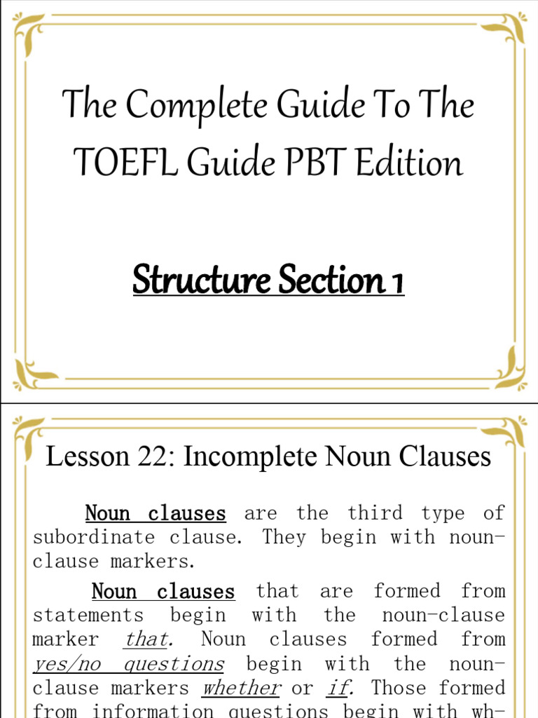 Incomplete Noun Clause | PDF | Clause | Question