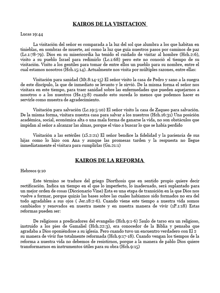 Kairos 1 | PDF | Pablo el apóstol | Creencia religiosa y doctrina