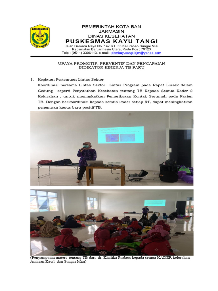 2.6.5.b CONTOH PROMOTIF PREVENTIF TB | PDF