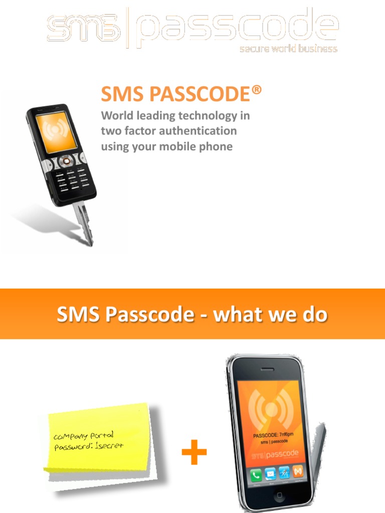 Sms Passcode Esitysv.4.0 | PDF | Password | Security Technology
