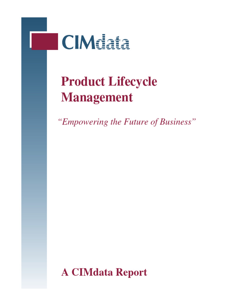 PLM Definition CIMData-2002 | PDF | Product Lifecycle | Enterprise Resource Planning