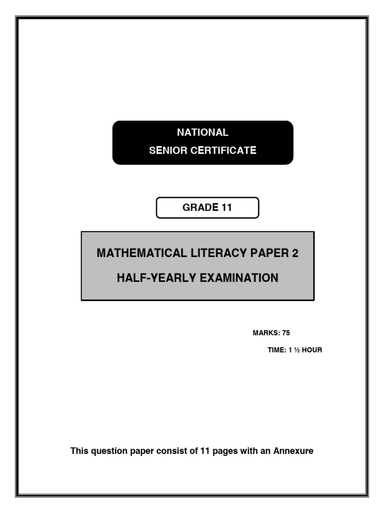 Mathematical Literacy Paper 2 June | PDF | Present Value | Muffin
