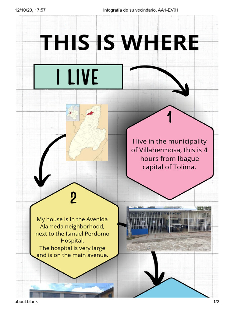 Infografía de Su Vecindario | PDF