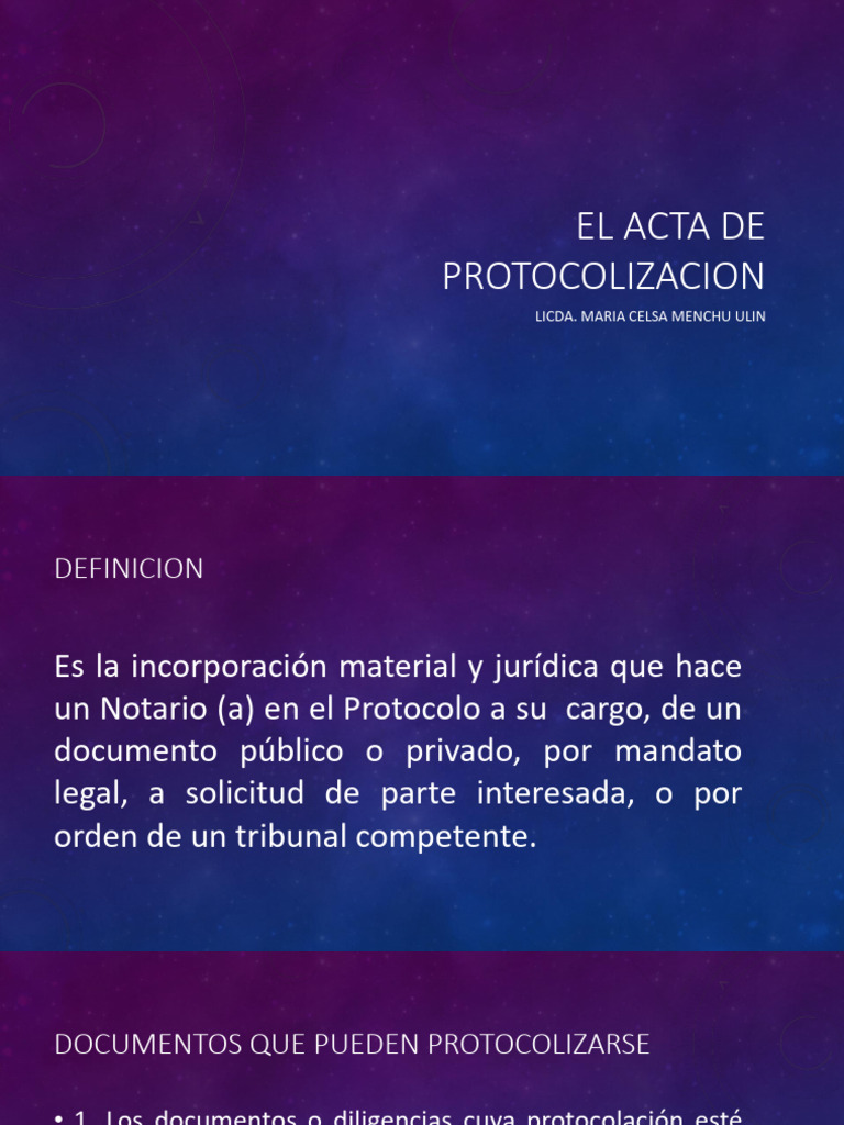 20-9-23 A El Acta de Protocolizacion | PDF | Gobierno | Justicia