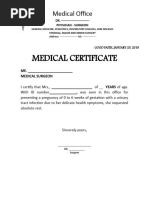 Eye Fitness Certificate | PDF