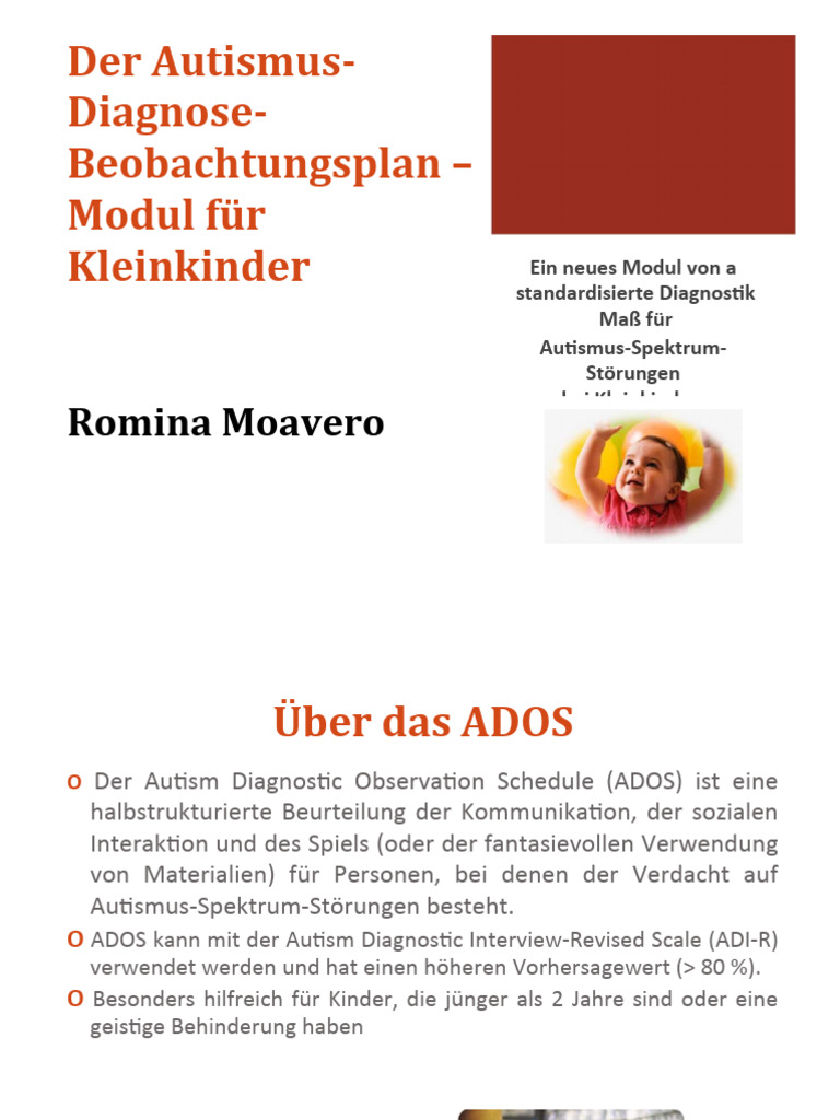 Ados 2 Kleinkindmodul | PDF