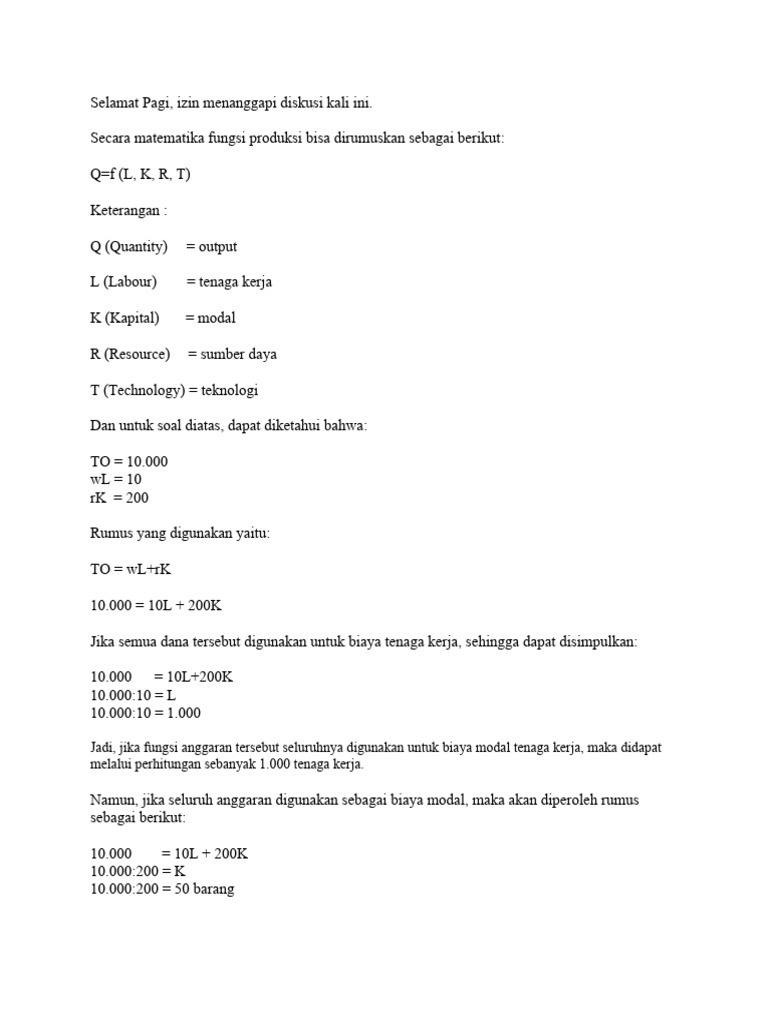 Diskusi 4 Pengantar Ilmu Ekonomi | PDF | Metode & Bahan Ajar | Komputer