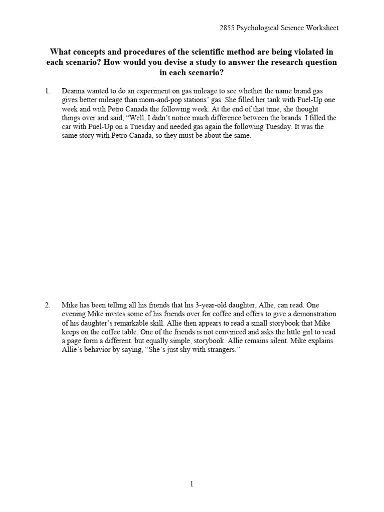 Psych+2855 PsychScienceHandout | PDF | Wellness