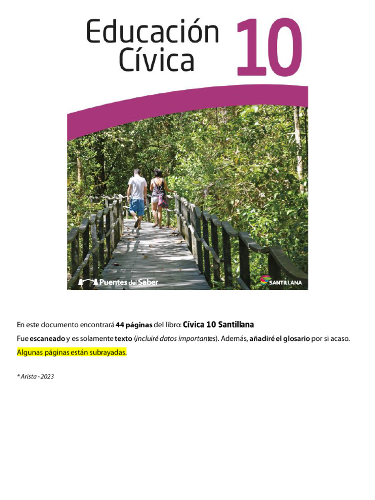 Libro Cívica 10mo | PDF