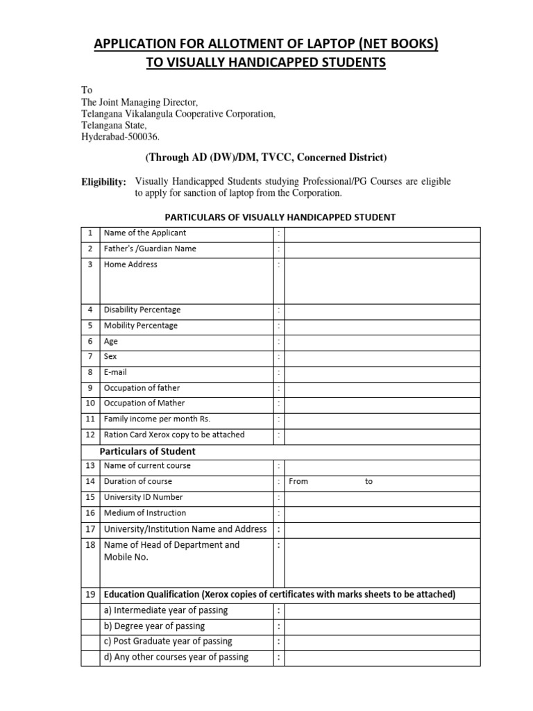 Laptop Application | PDF