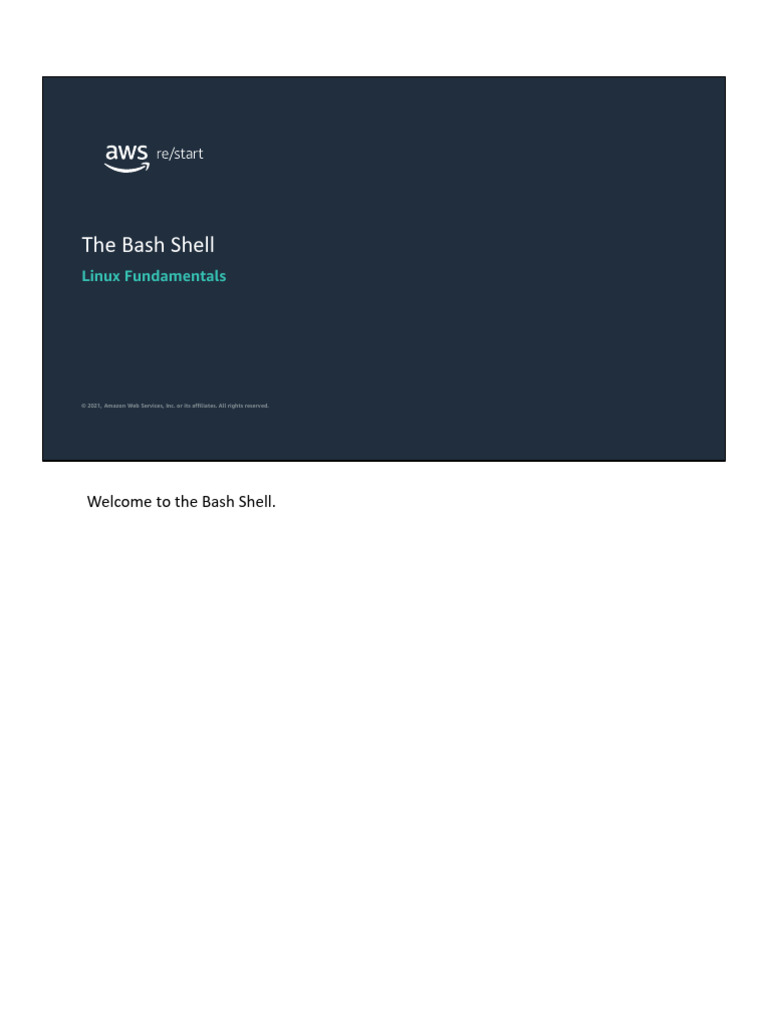 BASHSHELL | PDF | Shell (Computing) | Command Line Interface BASHSHELL | PDF | Shell (Computing) | Command Line Interface