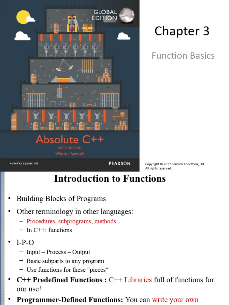 Lec3. C++ Functions | PDF
