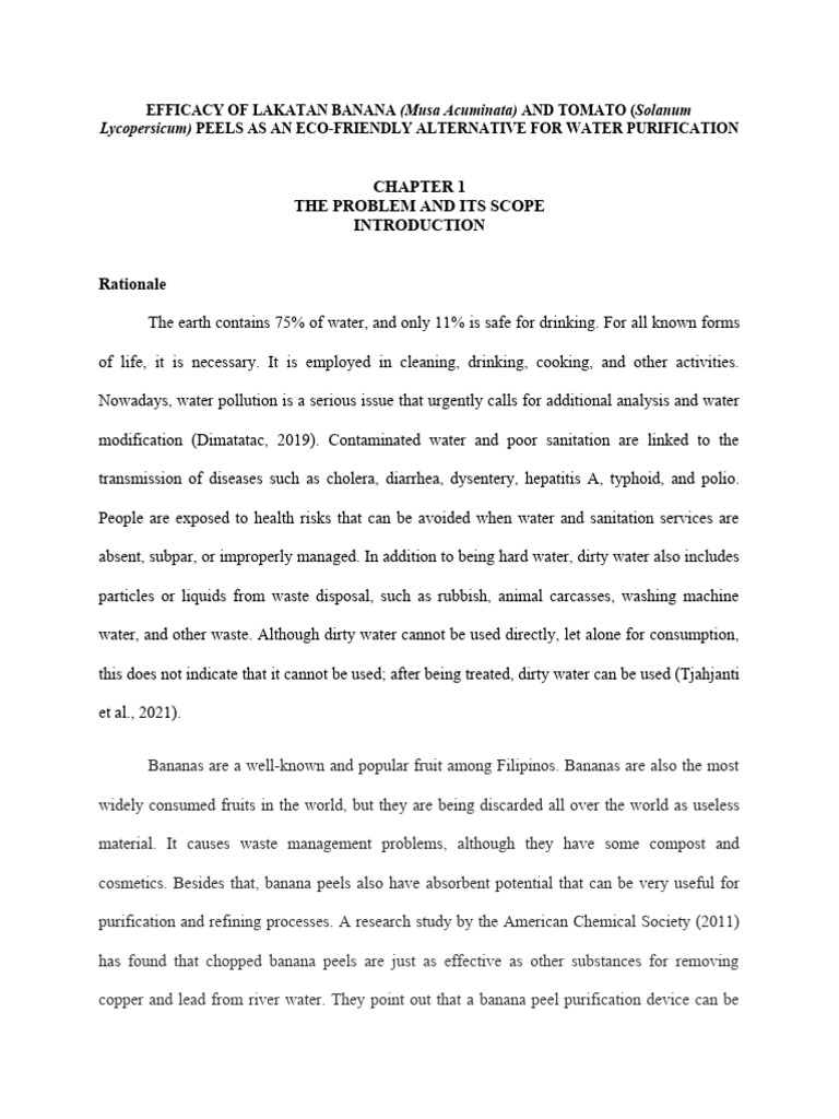 Chapter 1 Introduction | PDF | Adsorption | Water Purification Chapter 1 Introduction | PDF | Adsorption | Water Purification