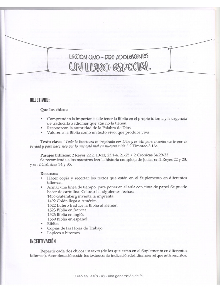 PreAd Lección 1 | PDF