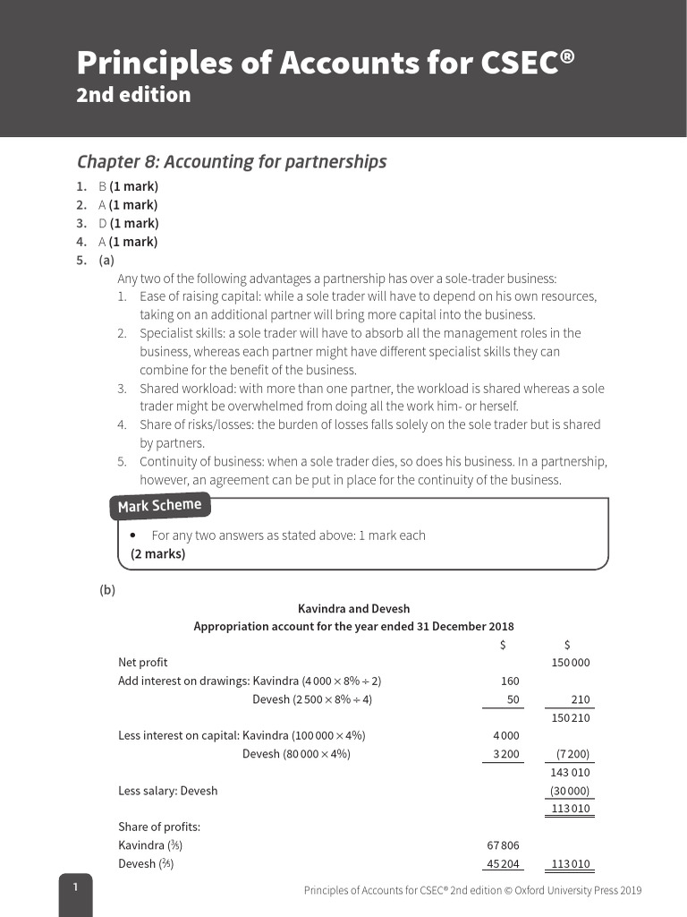Chapter 8 Online Test Answers Pdf Partnership Money