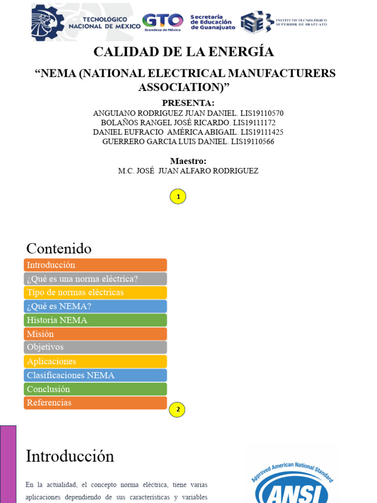 NEMA | PDF | Ingenieria Eléctrica | Ciencias fisicas