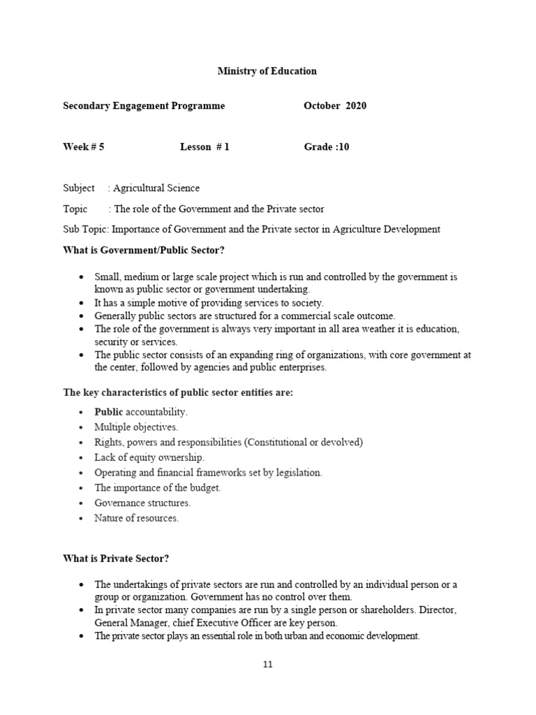 Grade 10 Agriculture Science Week 5 Lesson 1 | PDF | Governance | State ... Grade 10 Agriculture Science Week 5 Lesson 1 | PDF | Governance | State ...