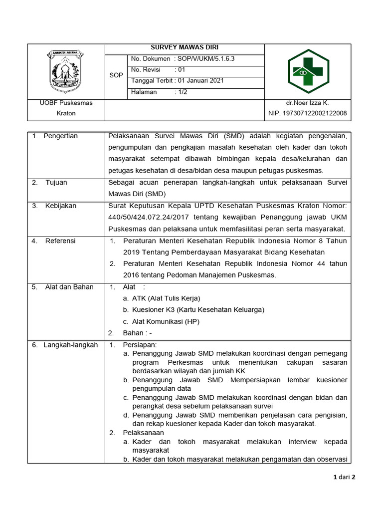 SOP SMD New 2022 | PDF