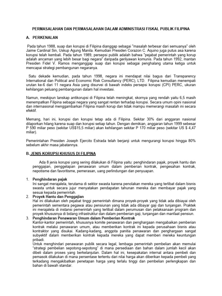 Permasalahan Dan Permasalahan Administrasi Fiskal Publik | PDF