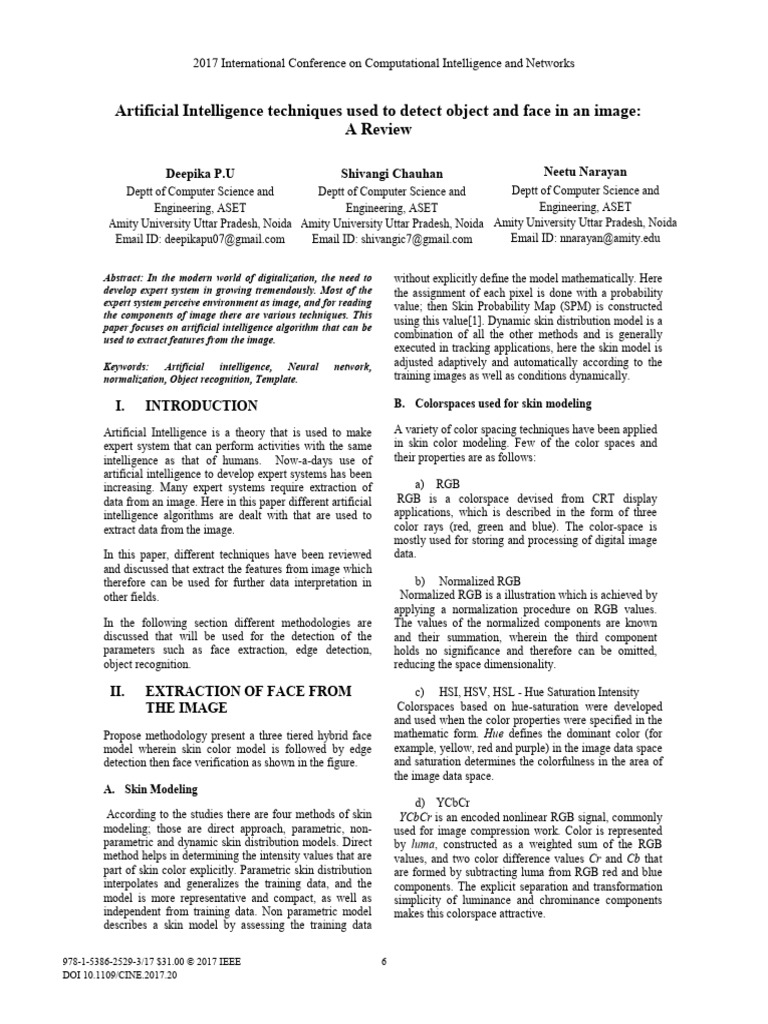 Tecnicas de Inteligencia Artificial Utilizadas para Detectar Objetos y ...
