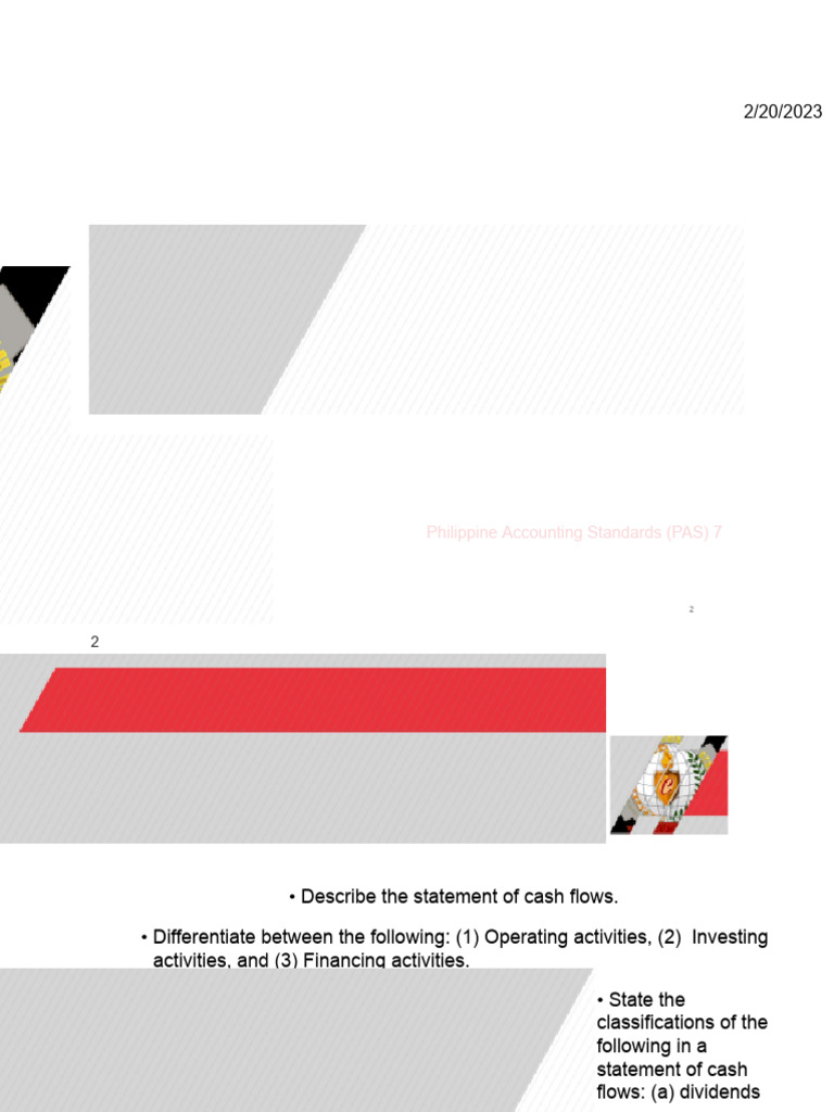 PAS 7 - Statement of Cash Flows-1 | PDF | Debt | Equity (Finance)