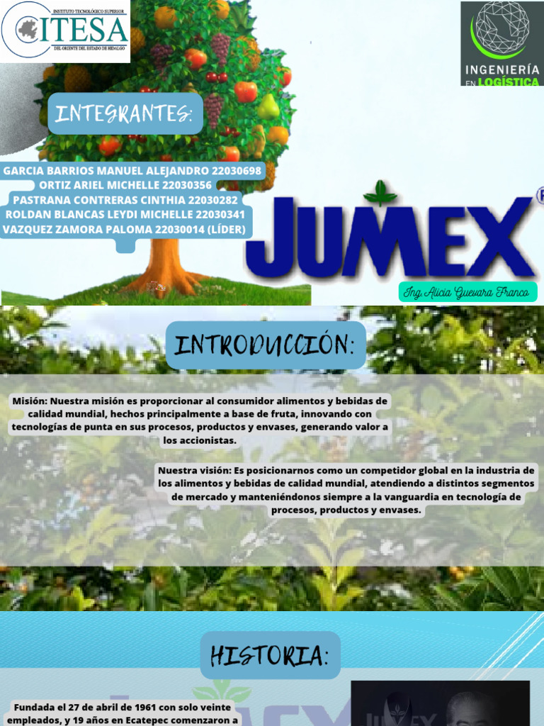 Exposición Final JUMEX | PDF | Business | Alimentos