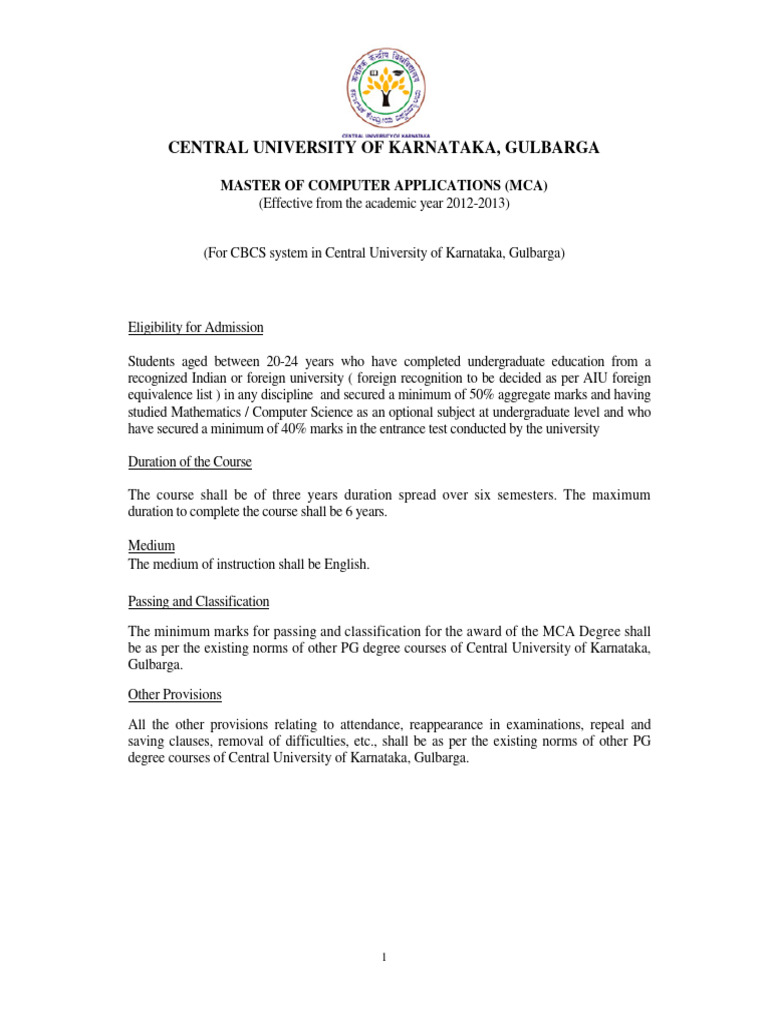 CUK MCA Syllabus | PDF | Relational Database | World Wide Web CUK MCA Syllabus | PDF | Relational Database | World Wide Web