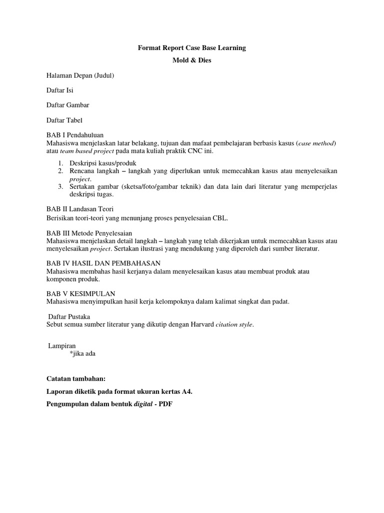 Format Report CBL Mold Dies | PDF | Seni | Komputer